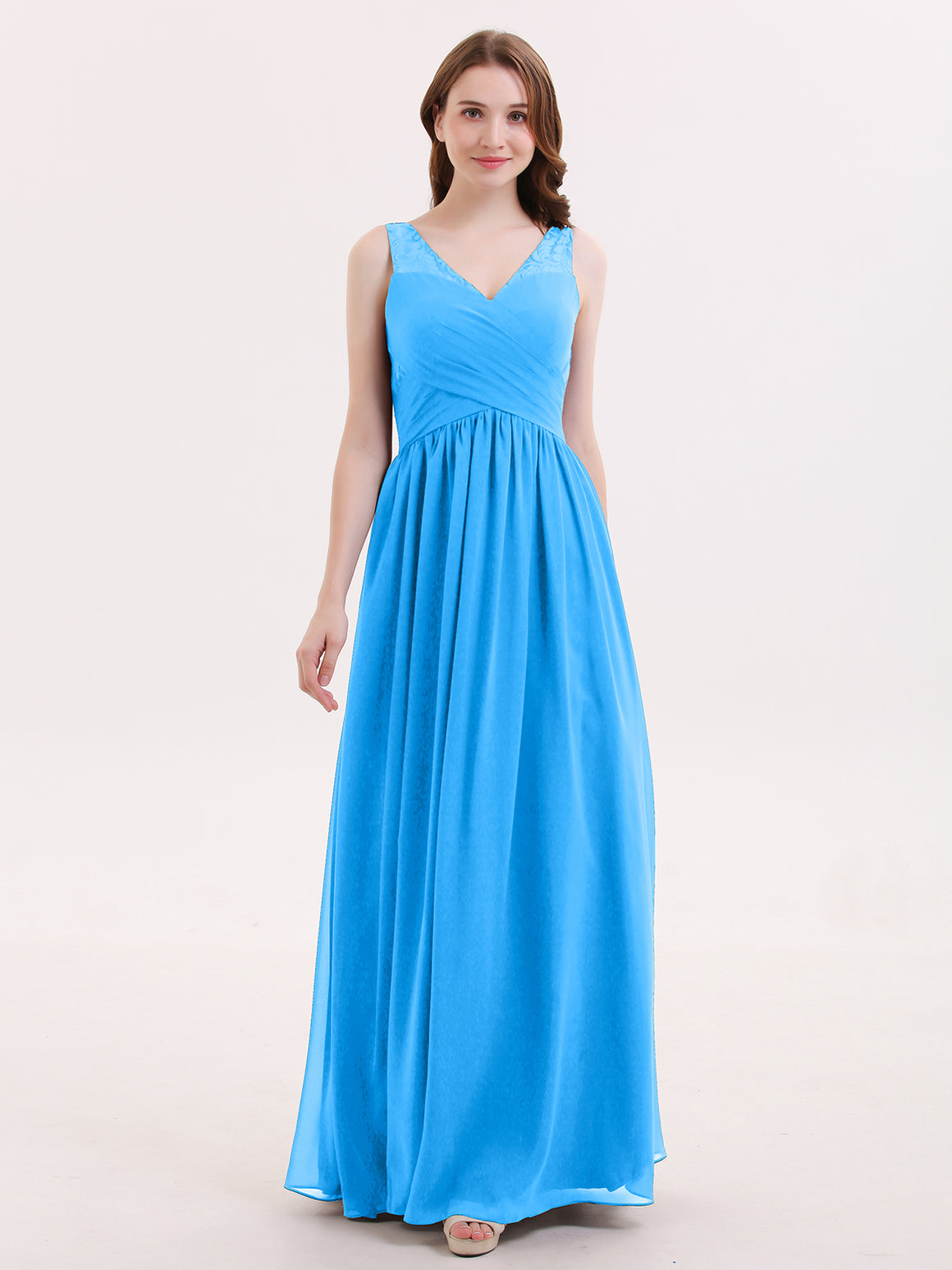 Robe Demoiselle Dhonneur Bleunull